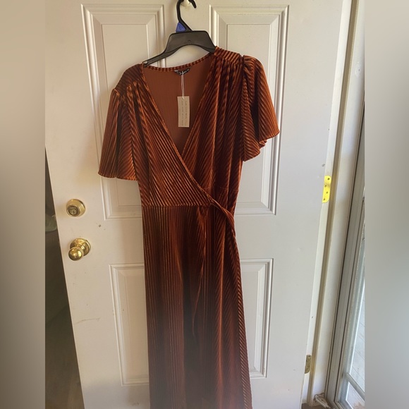 Simplee Apparel | Dresses | Simplee Butterfly Sleeve Wrap Knot Side ...